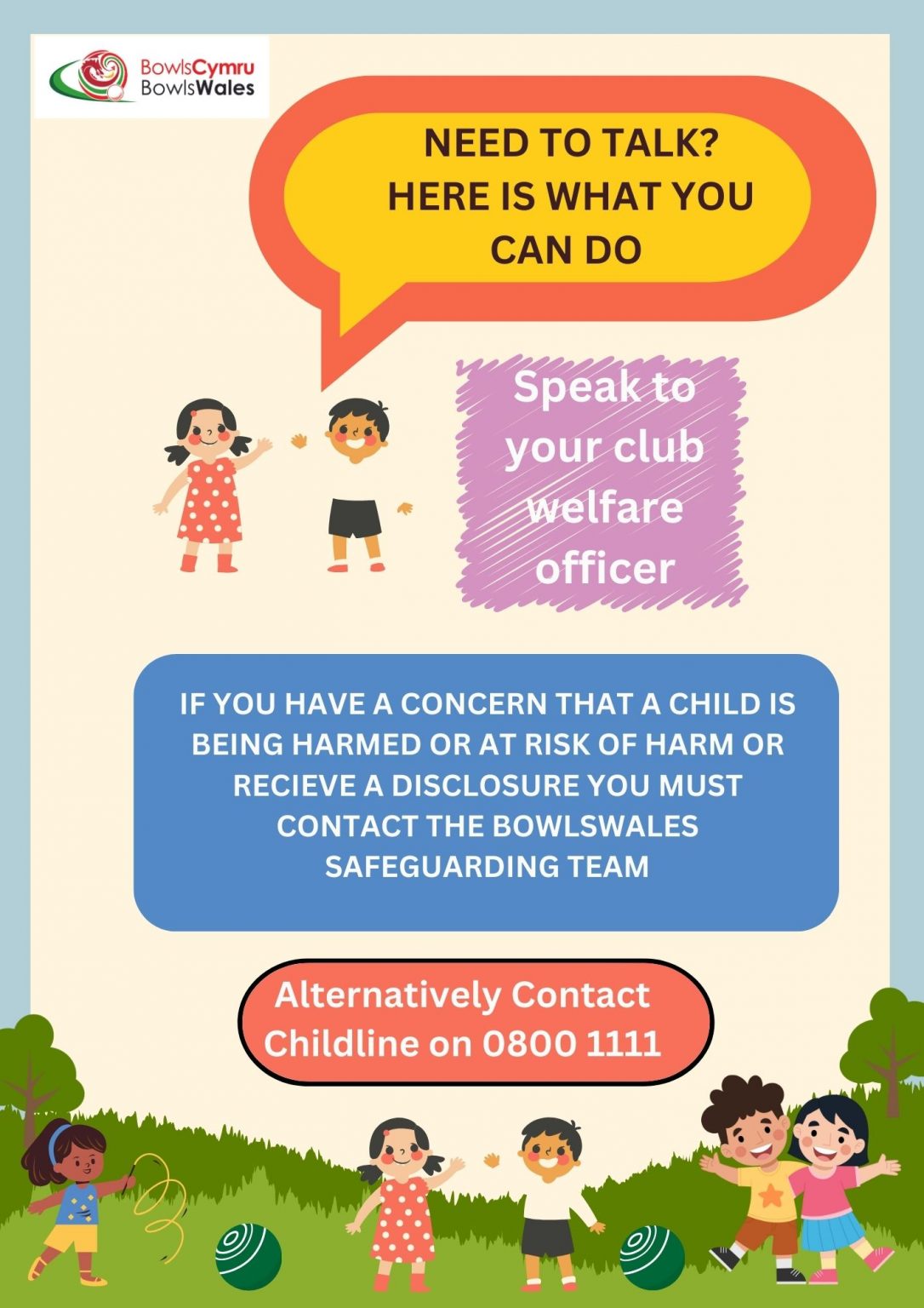 Safeguarding - BowlsWales